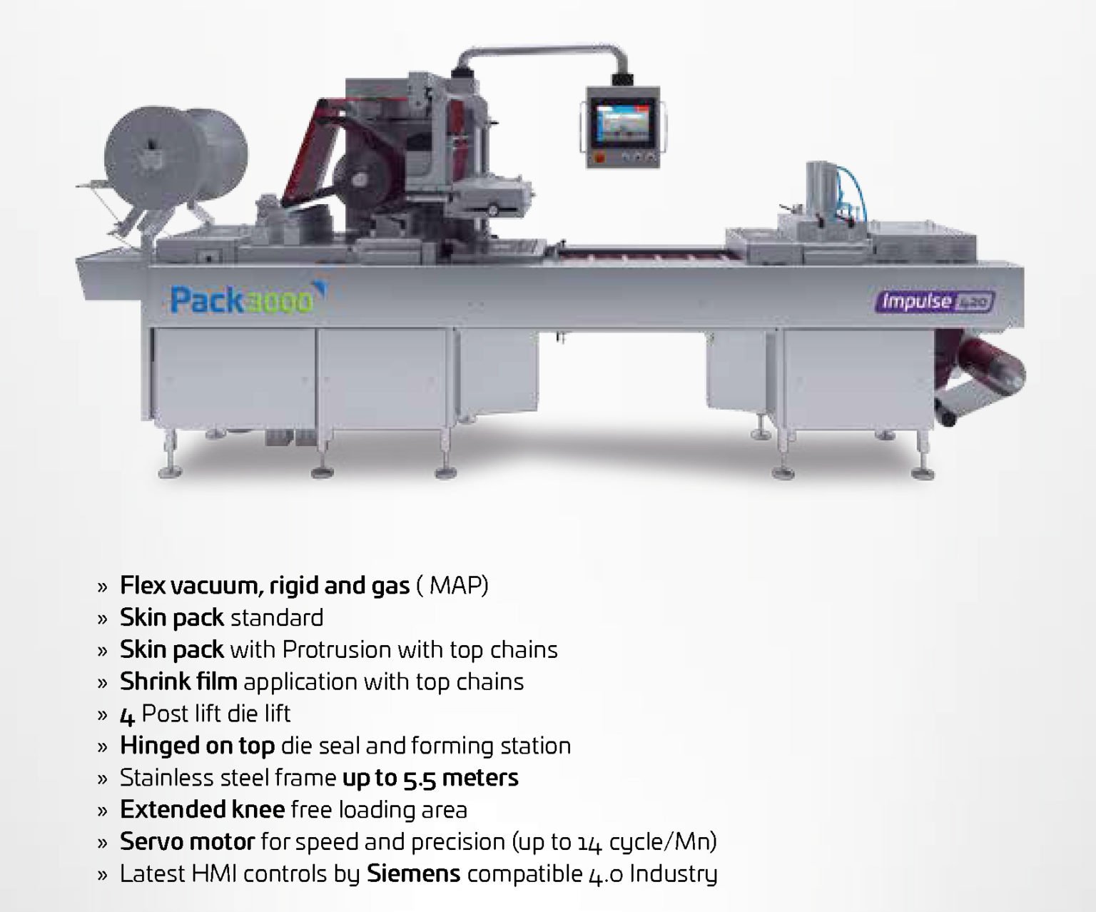 Impulse Thermoforming Machine | Pack3000